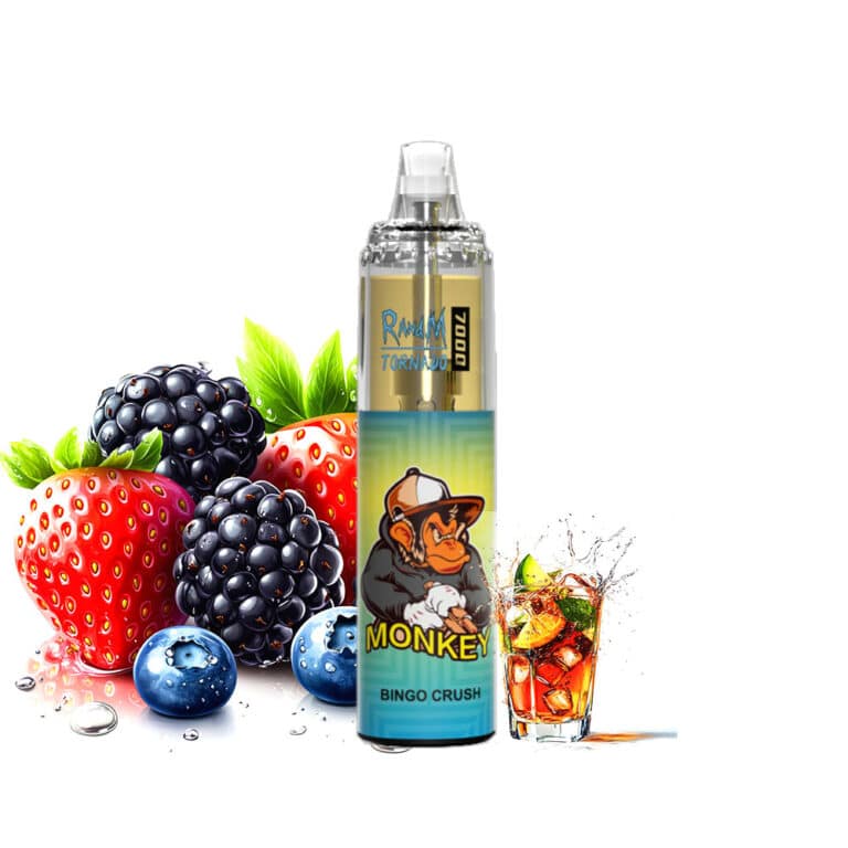 Bingo Crush RandM Tornado 7000 Puffs - Sterren Vape