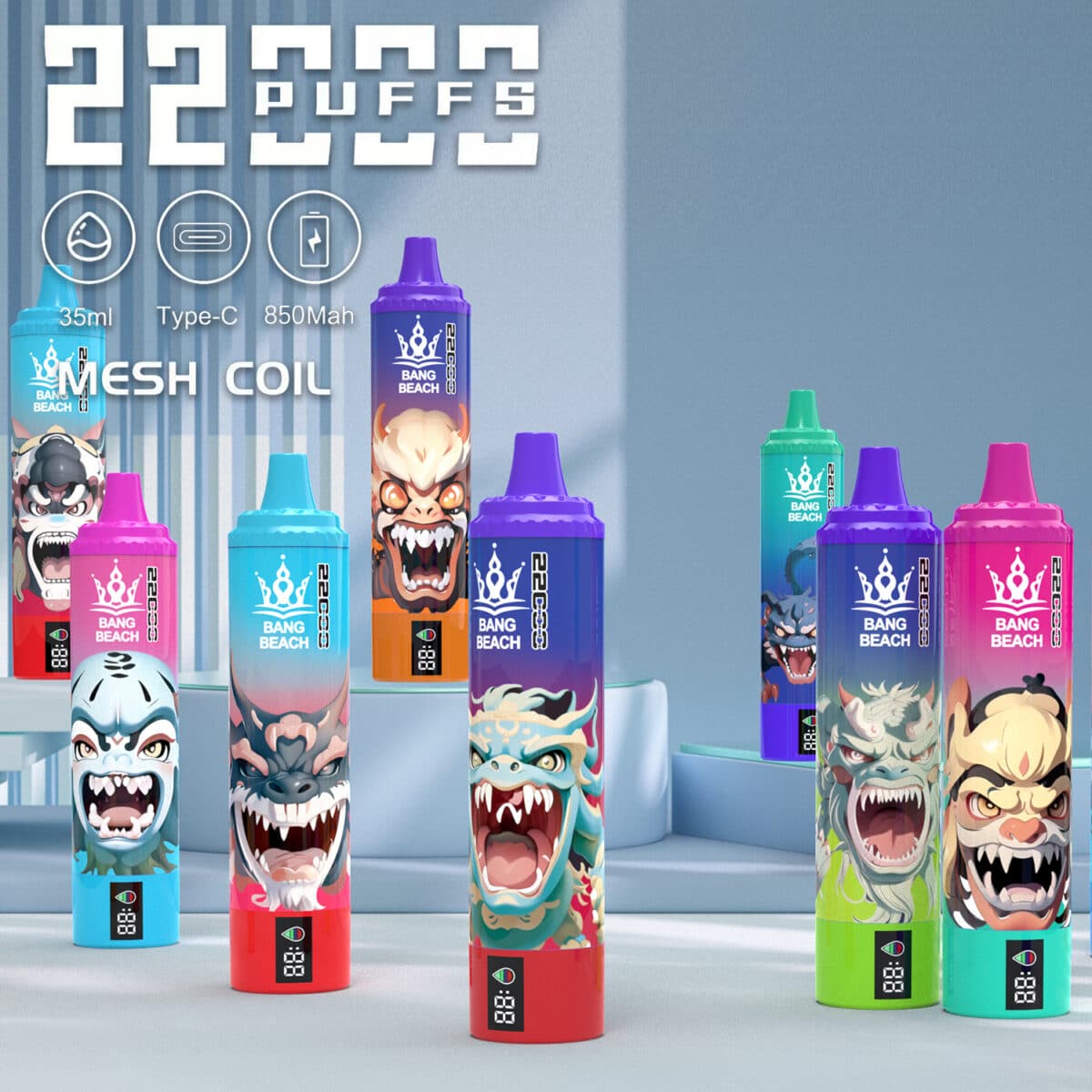 Bang Beach 20000 Puffs Vapes: Extended puff vaping experience - Stars Vape