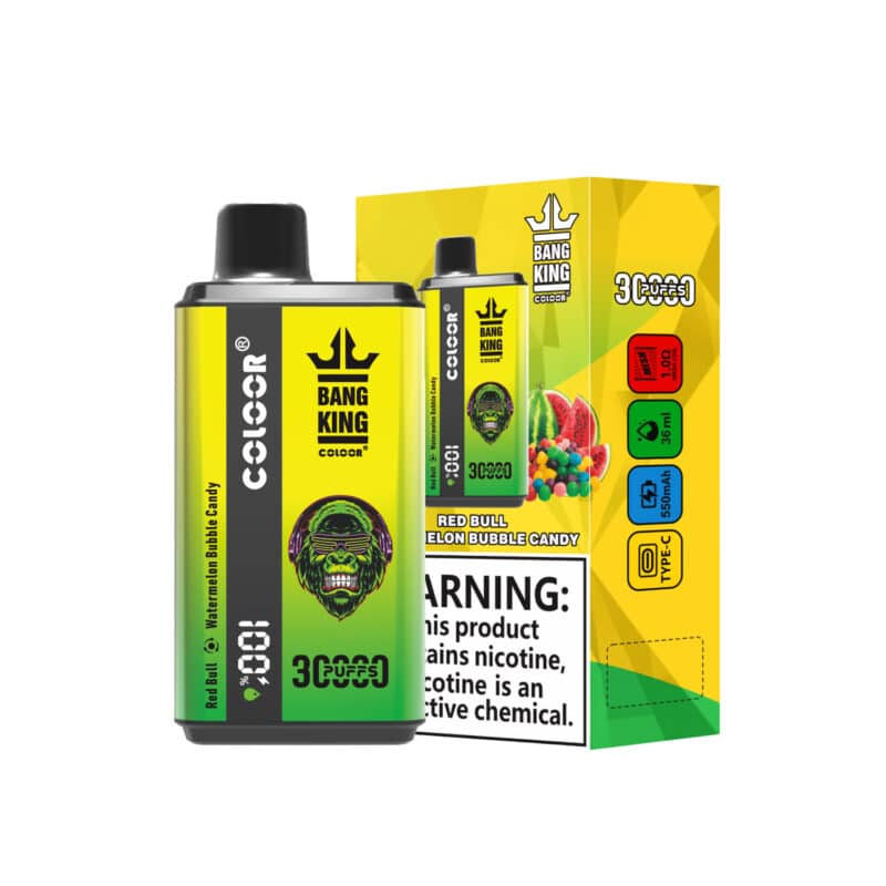 Red Bull & Watermelon Bubble Candy Bang King 30000 Puffs 30k - Stars Vape