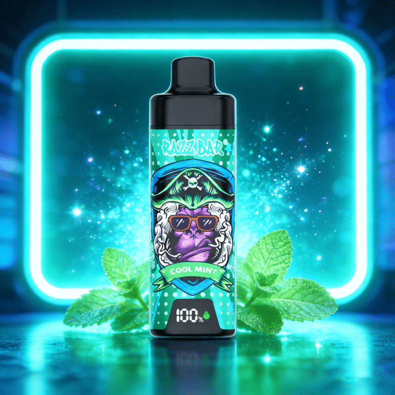 Cool Mint Razz Bar Digital 40000 Puffs | Mentally Stimulating Starsvape