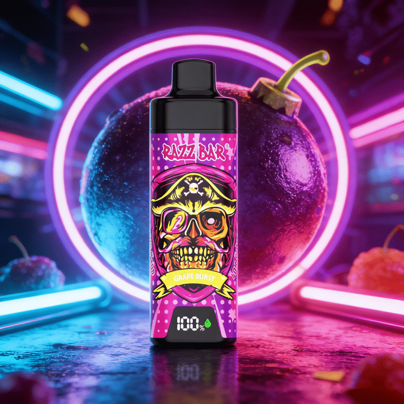 Grape Burst Razz Bar Digital 40000 Puffs Disposable Vape | Starsvape EU